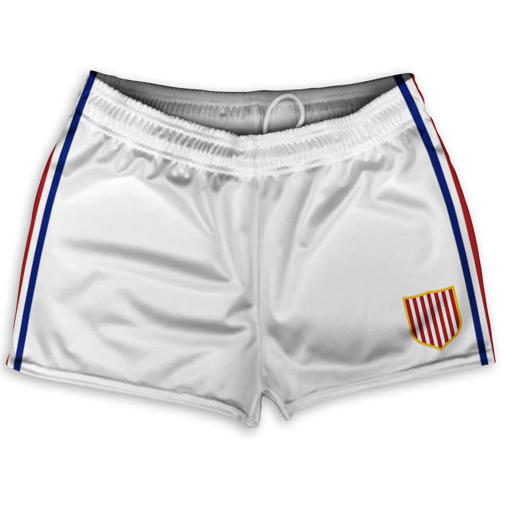 USA Running 1936 Owens Shorty Short Gym Shorts 2.5" Inseam for Sale ...
